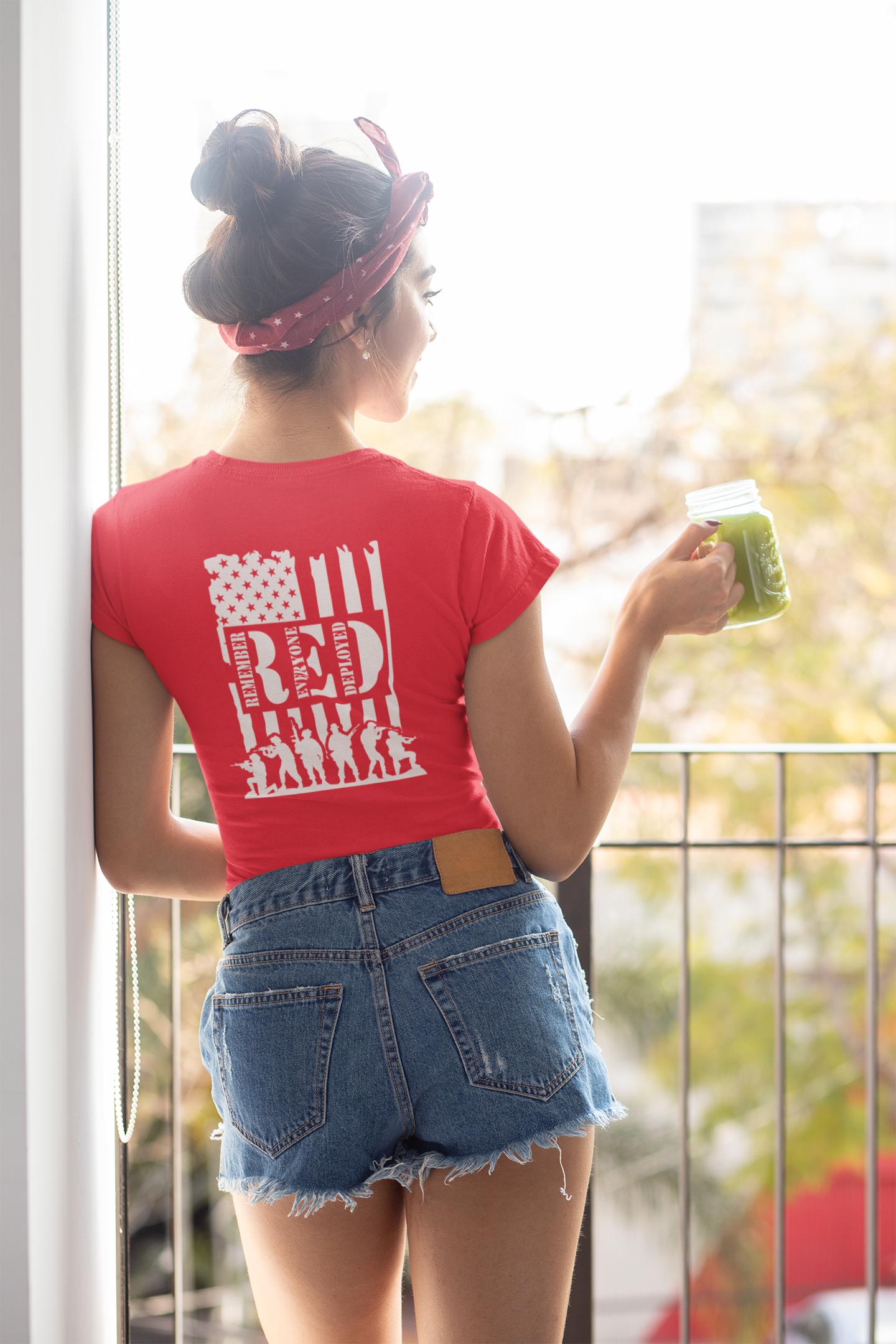 RED Flag with Soldiers – XXII 2 Many Apparel